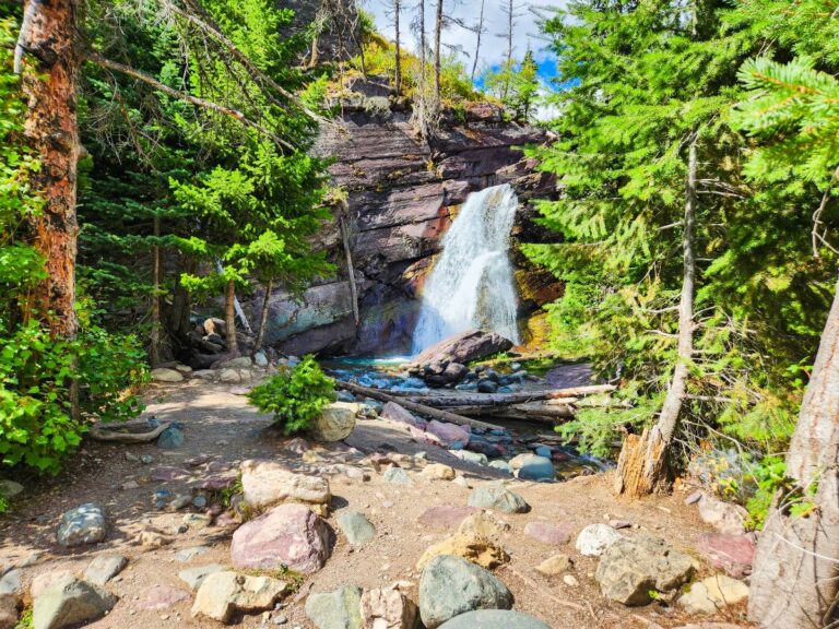 Beautiful Sun Point Nature Trail in Glacier National Park