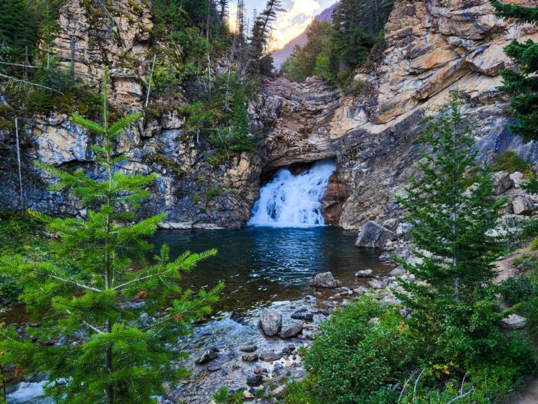 Running Eagle Falls (AKA Trick Falls): Easy Hike in Glacier