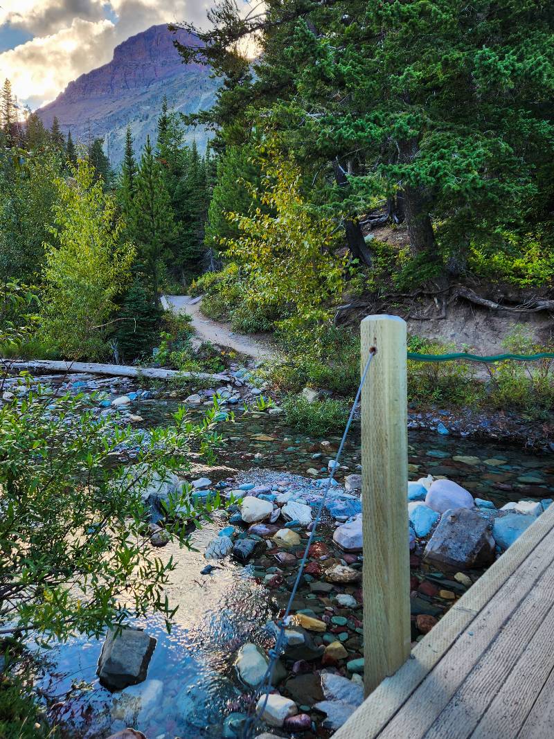 Running Eagle Falls (AKA Trick Falls): Easy Hike in Glacier