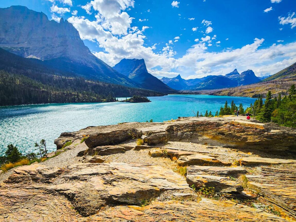 Beautiful Sun Point Nature Trail in Glacier National Park