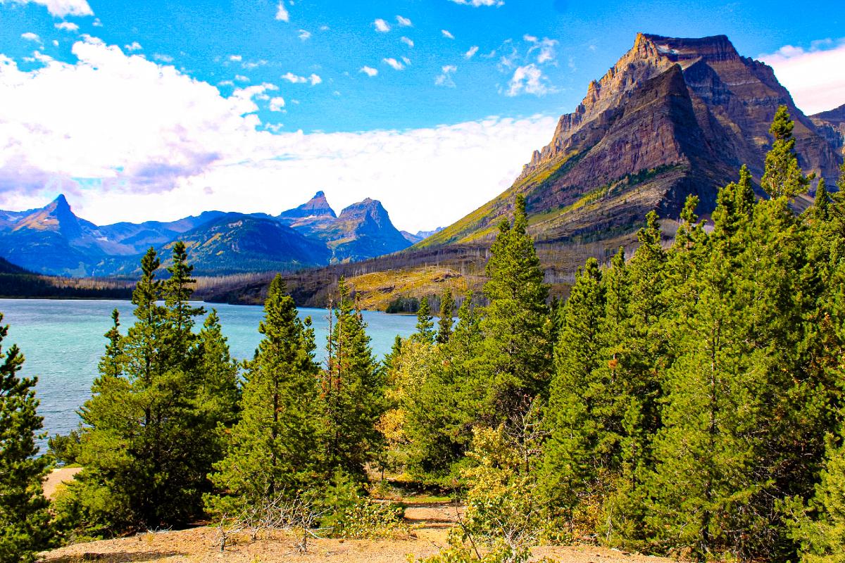 Beautiful Sun Point Nature Trail in Glacier National Park