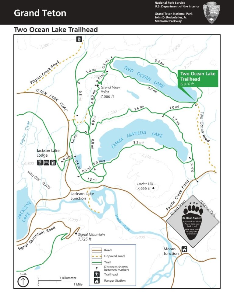 Two Ocean Lake: Uncrowded Easy Hike in the Grand Tetons